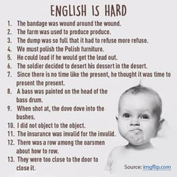 Speaking the English? Why English Is so Difficult to Learn